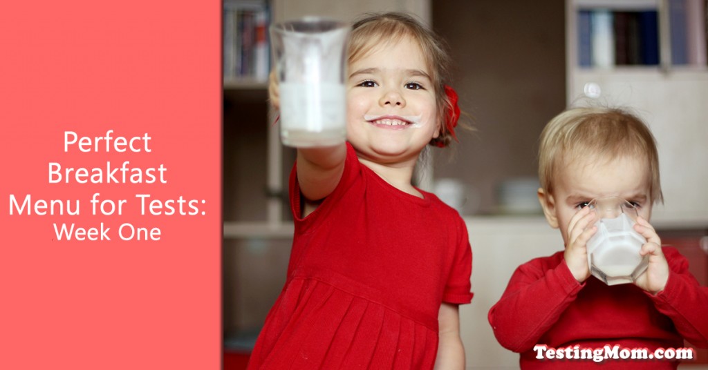 A Perfect Breakfast Menu for Tests (with Free Printable!): Week One